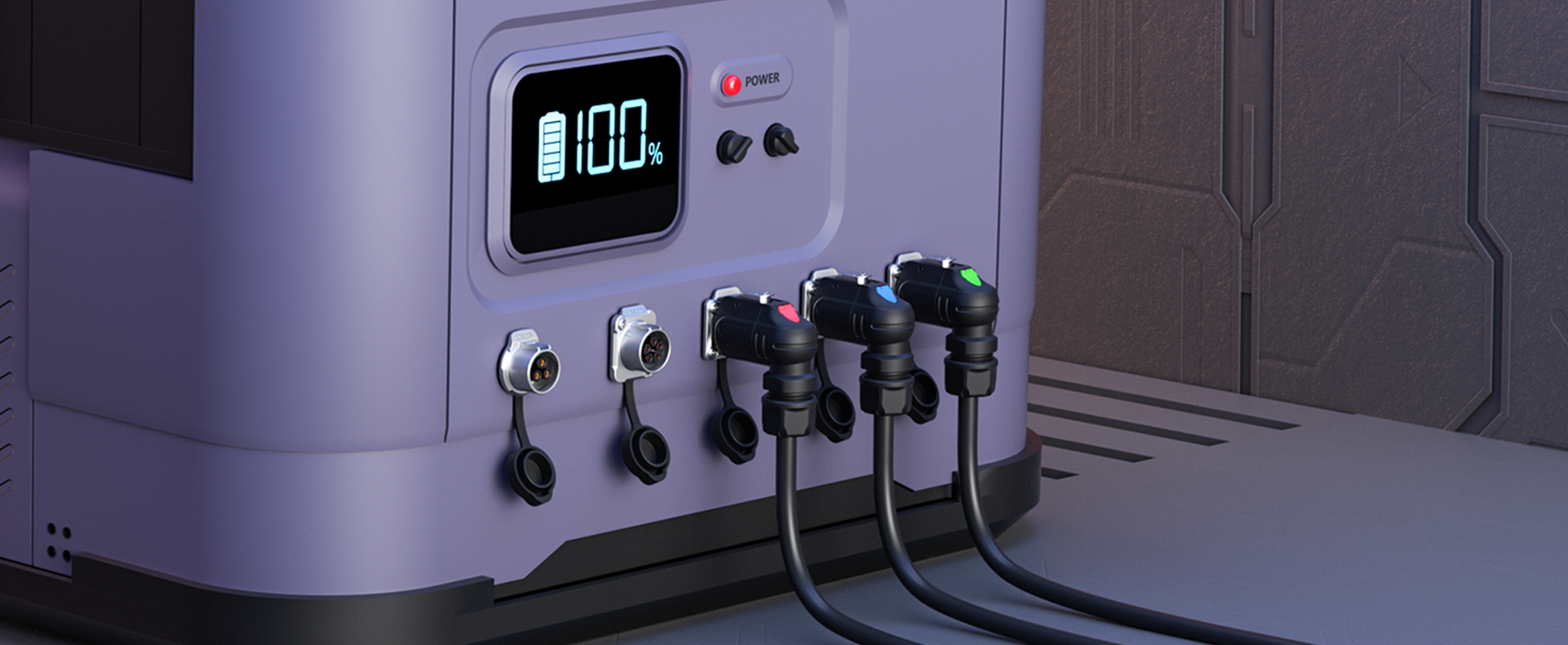 LP-20-2 Pin 90° Industrial Circular Waterproof Terminal Block