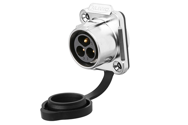 LP-20-3 Pin 90° Industrial Circular Waterproof Signal Terminal Block